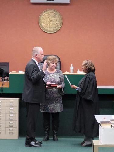 Oaths taken for re-elected local officials | News | reflector.com