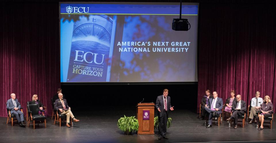 Chancellor tells faculty ECU is vital, spreading its message | Local ...