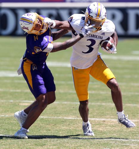 ECU football: Pirates turn tempo into points in annual spring game ...