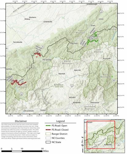 Pisgah National Forest reopens some trails and roads on the Appalachian ...