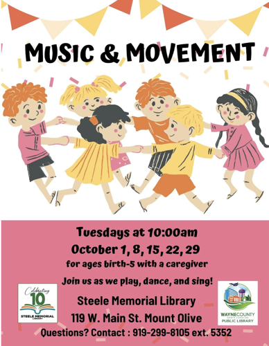 Steele Memorial Library’s October children’s events | News | reflector.com