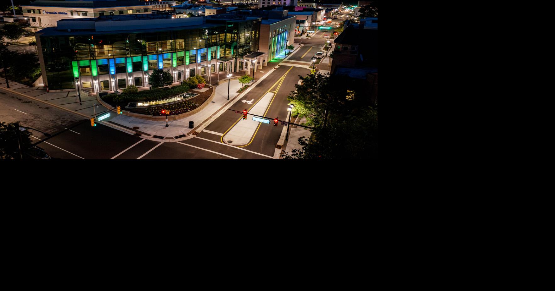 Greenville City Hall shines with lighting project | Local News ...