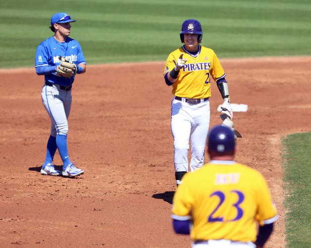 ECU baseball: Pirates sweep Rice, remain perfect in AAC play | College ...