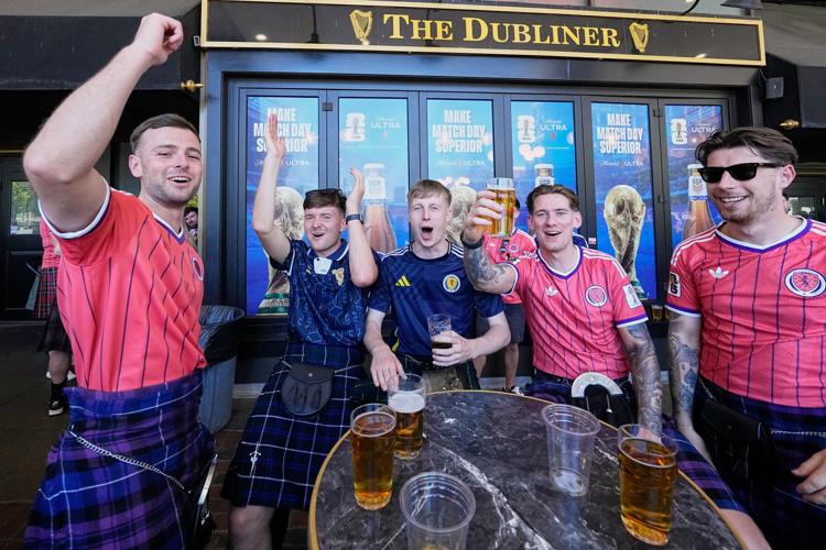 Scotland fans have descended on Boston for the World Cup, and bars are ...