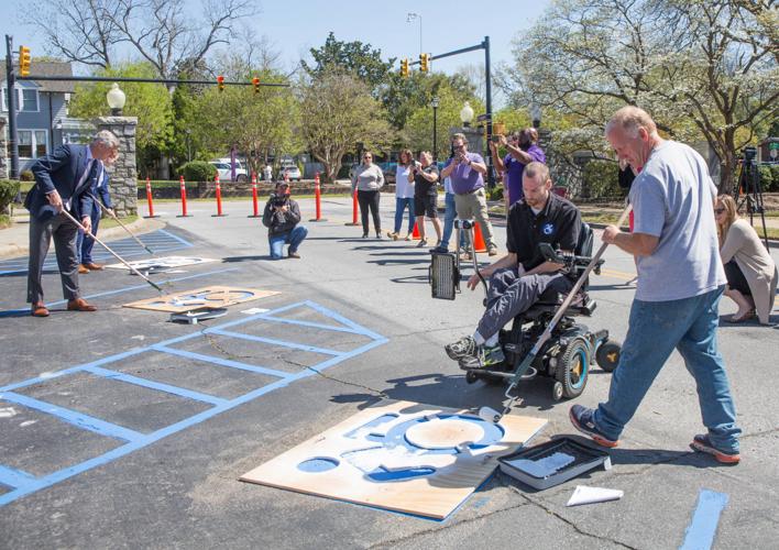 Reflector Photos: ECU unveils new accessible parking icon | Photo ...