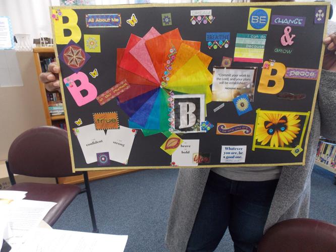 Library helps visitors pursue goals with vision board workshop ...
