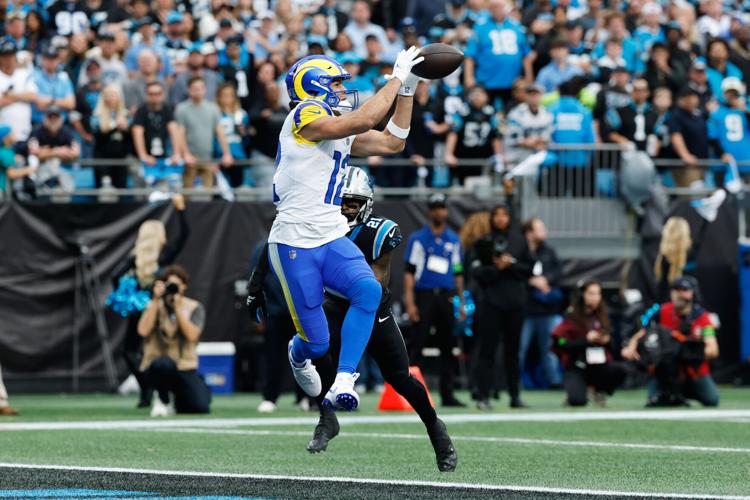 Stafford's late TD pass to Parkinson lifts the Rams past the Panthers ...