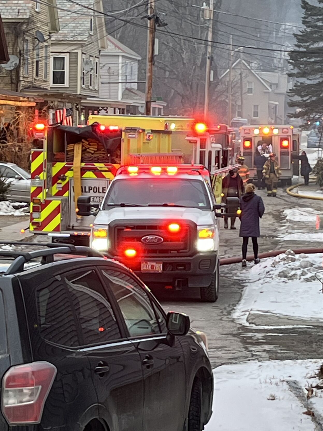 Resident receives minor burns in North Walpole house fire | Local News ...