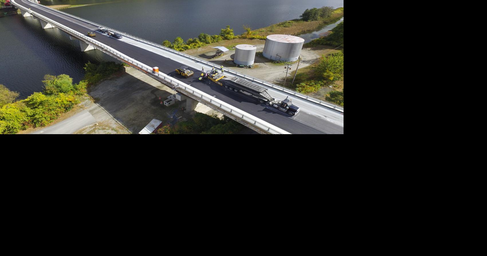 PHOTOS: Paving the Gen. John Stark Memorial Bridge | Multimedia ...