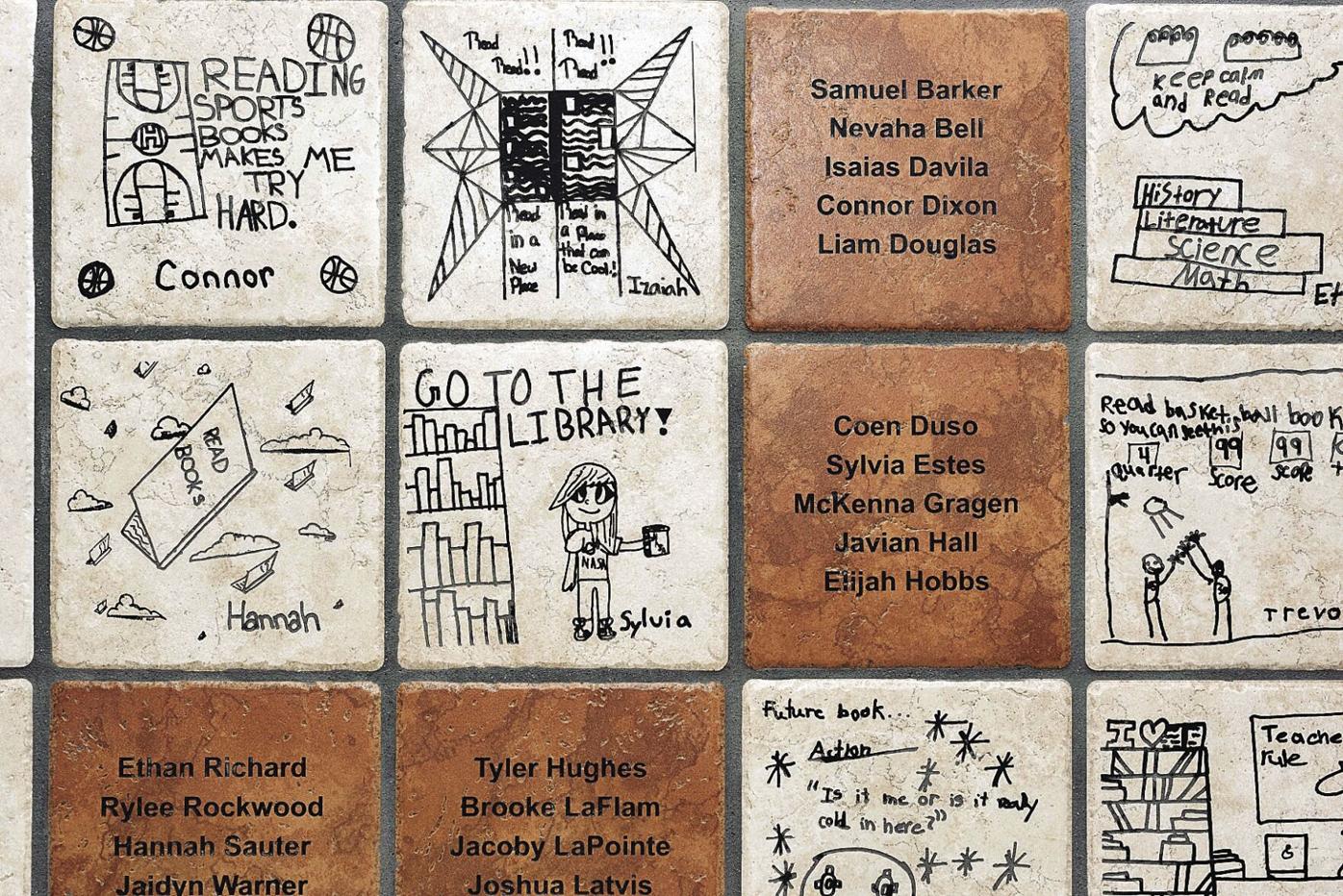 Building a wall: Students create tile display as legacy gift to school ...