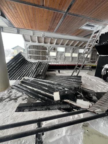 Winds rip off roof of Stratton gondola terminal | Local News | reformer.com