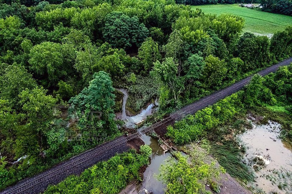 Dummerston culvert washout leaves railroad tracks hanging | Local News ...