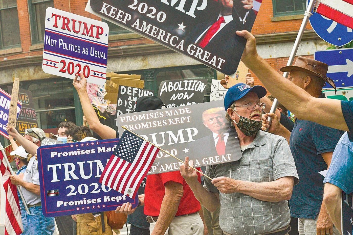 MAGA rally draws counter protestors | Local News | reformer.com