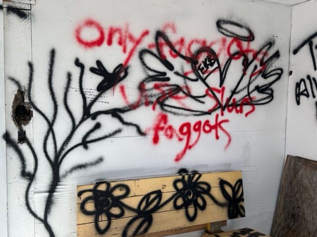 'Very disheartening': Vandals target Hogback Mountain structure | Local ...