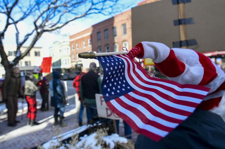 Protesters walk out to 'Free America' | Local News | reformer.com