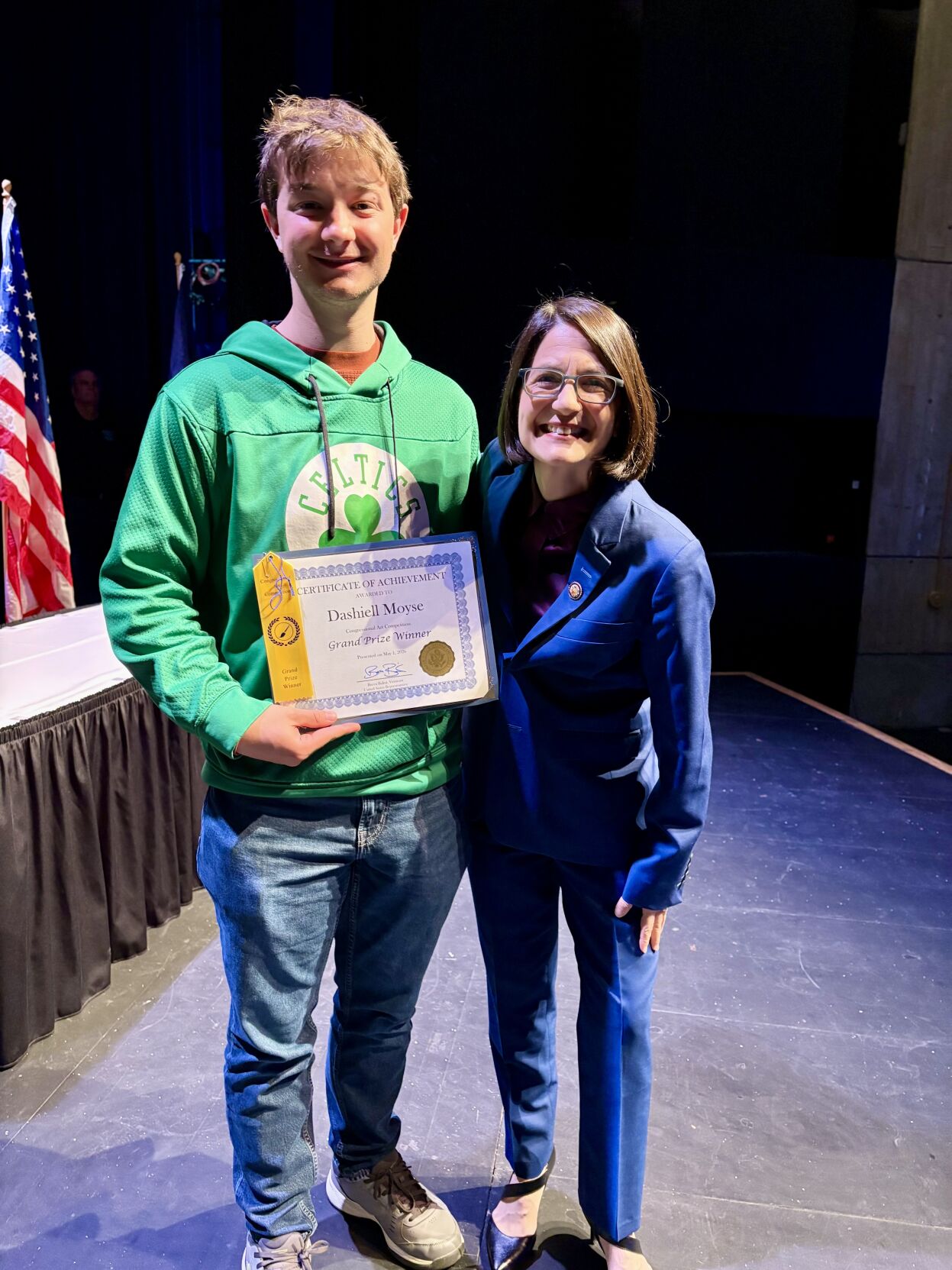 'A national stage': Brattleboro student receives congressional art ...