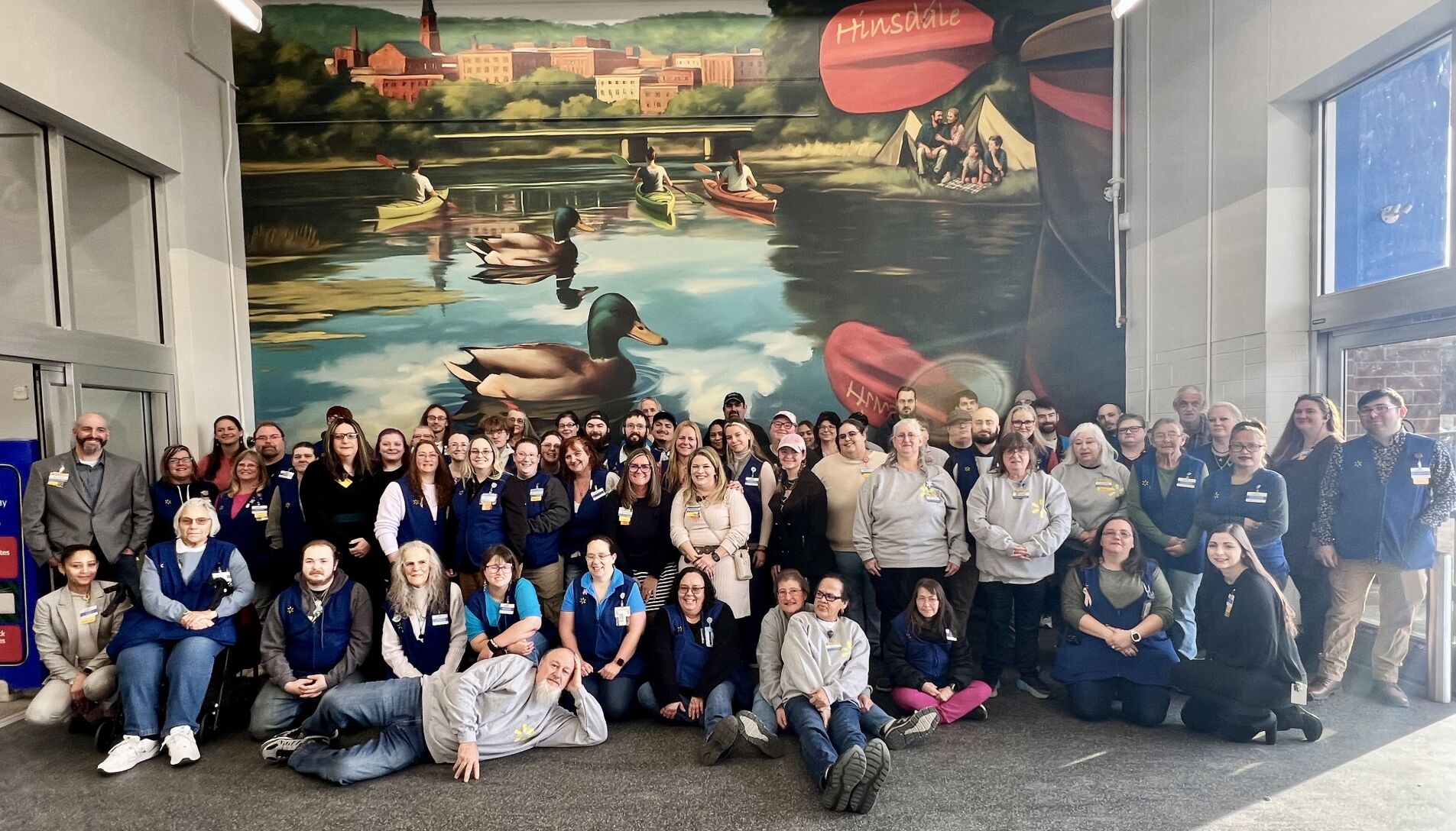Remodeled Walmart showcases a new, community-focused mural | Business ...