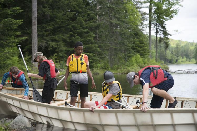 Bon voyage! Leland and Gray kids launch their very own umiak | Local ...