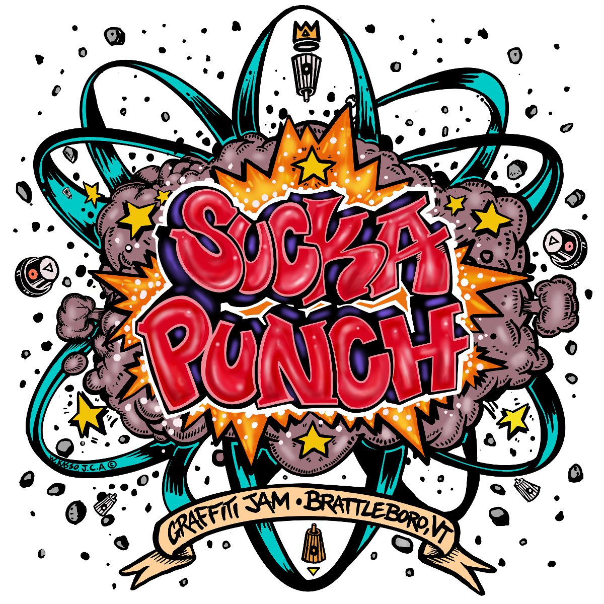 Sucka Punch Graffiti Jam brings street art celebration to Brattleboro ...