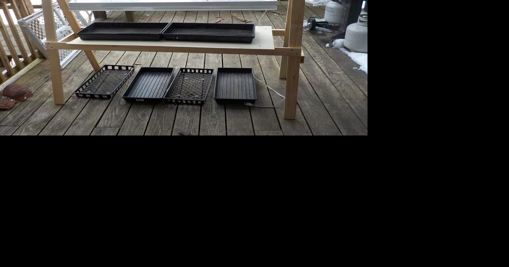 Henry Homeyer | Notes from the Garden: Building a simple plant stand ...