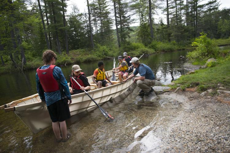 Bon voyage! Leland and Gray kids launch their very own umiak | Local ...