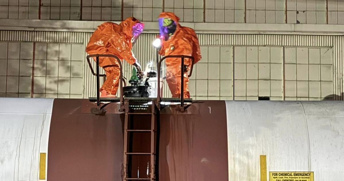 State's hazmat team cleans up acid leak on railroad tracks | Local News ... State's hazmat team cleans up acid leak on railroad tracks | Local News ...