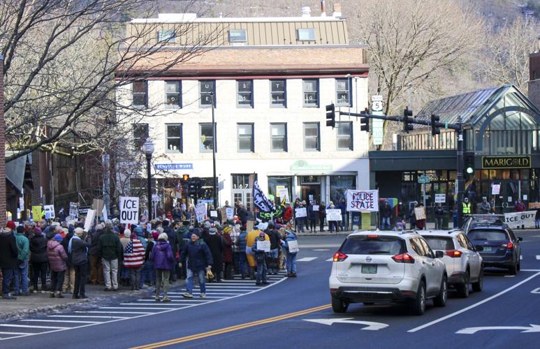 ICE protest in Brattleboro | Local News | reformer.com