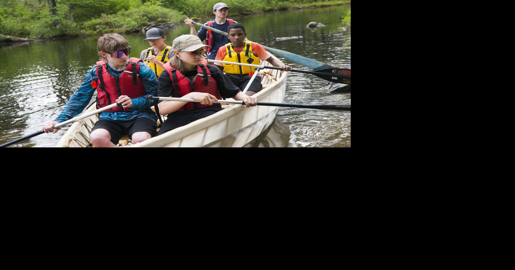 Bon voyage! Leland and Gray kids launch their very own umiak | Local ...