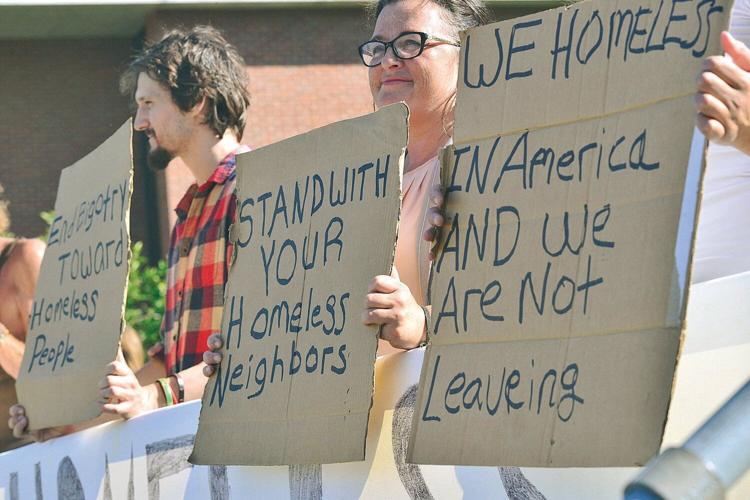 Photos: Trying to get a message across | Local News | reformer.com