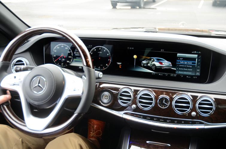 Seeing the future of high-tech, from behind the wheel of a Mercedes ...