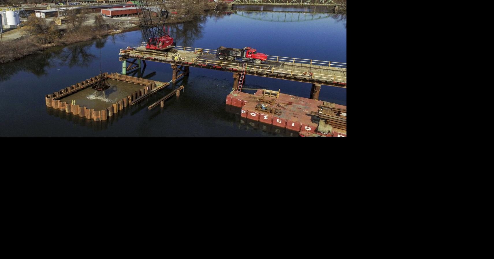 Pile driving to continue on new bridge | Local News | reformer.com