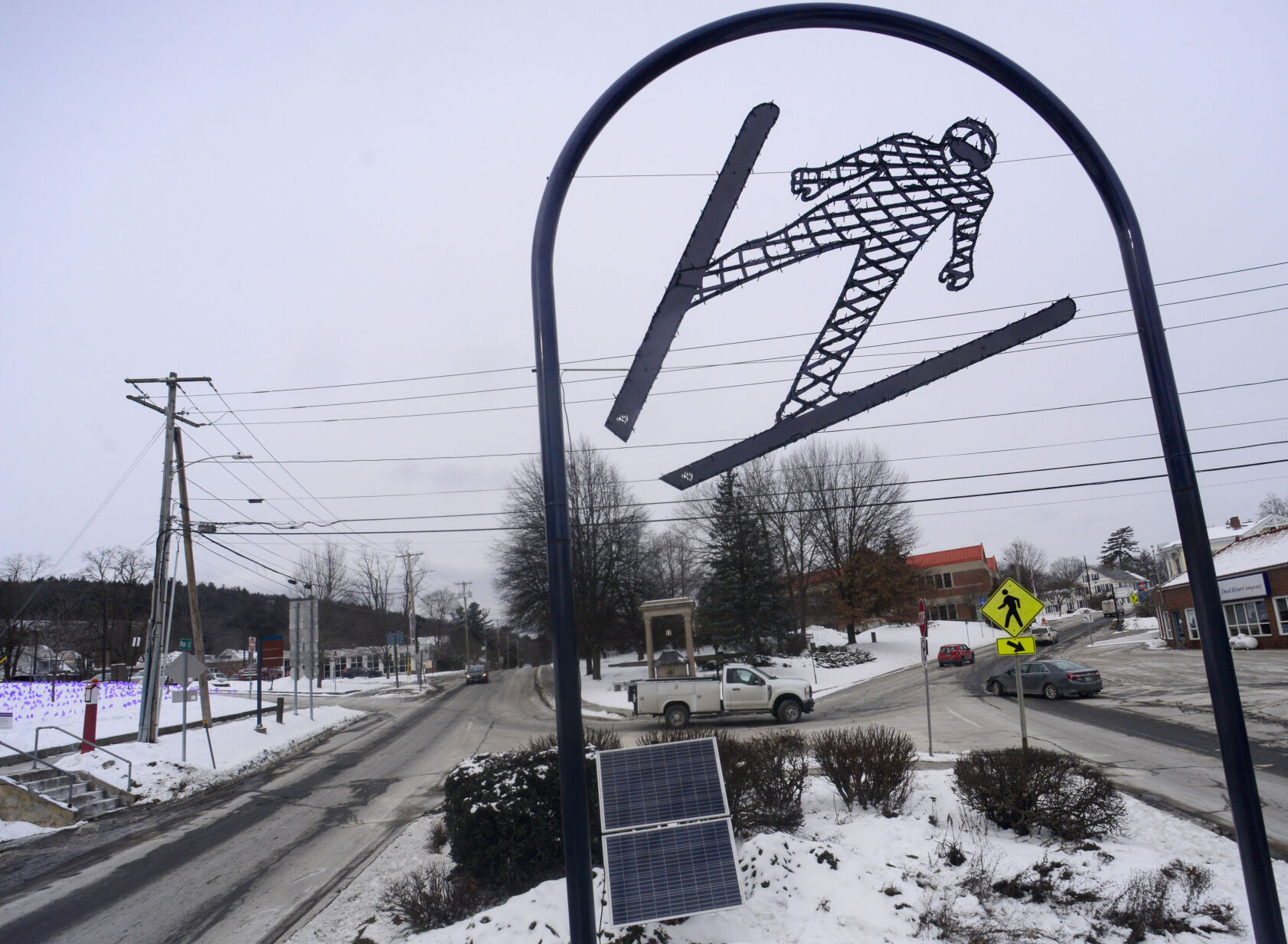 Ski jump sculpture returns | Local News | reformer.com