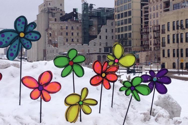 Flower-bombed: Hastings artist creates smiles with mobile flower ...