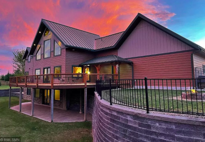 PHOTOS: A custom house on 55 acres for sale in Cannon Falls | Business ...