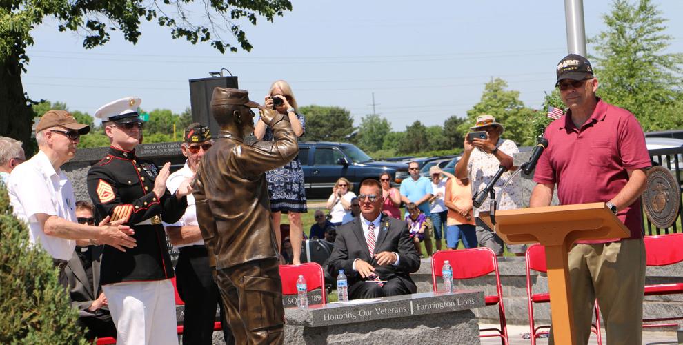 Community honors veterans at Memorial Day statue unveiling ceremony ...