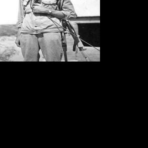 Gerald Thacker with his BC Scope during World War II ...