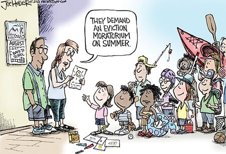 Editorial cartoonists' take on ... mosquitos, summer evictions and more ...