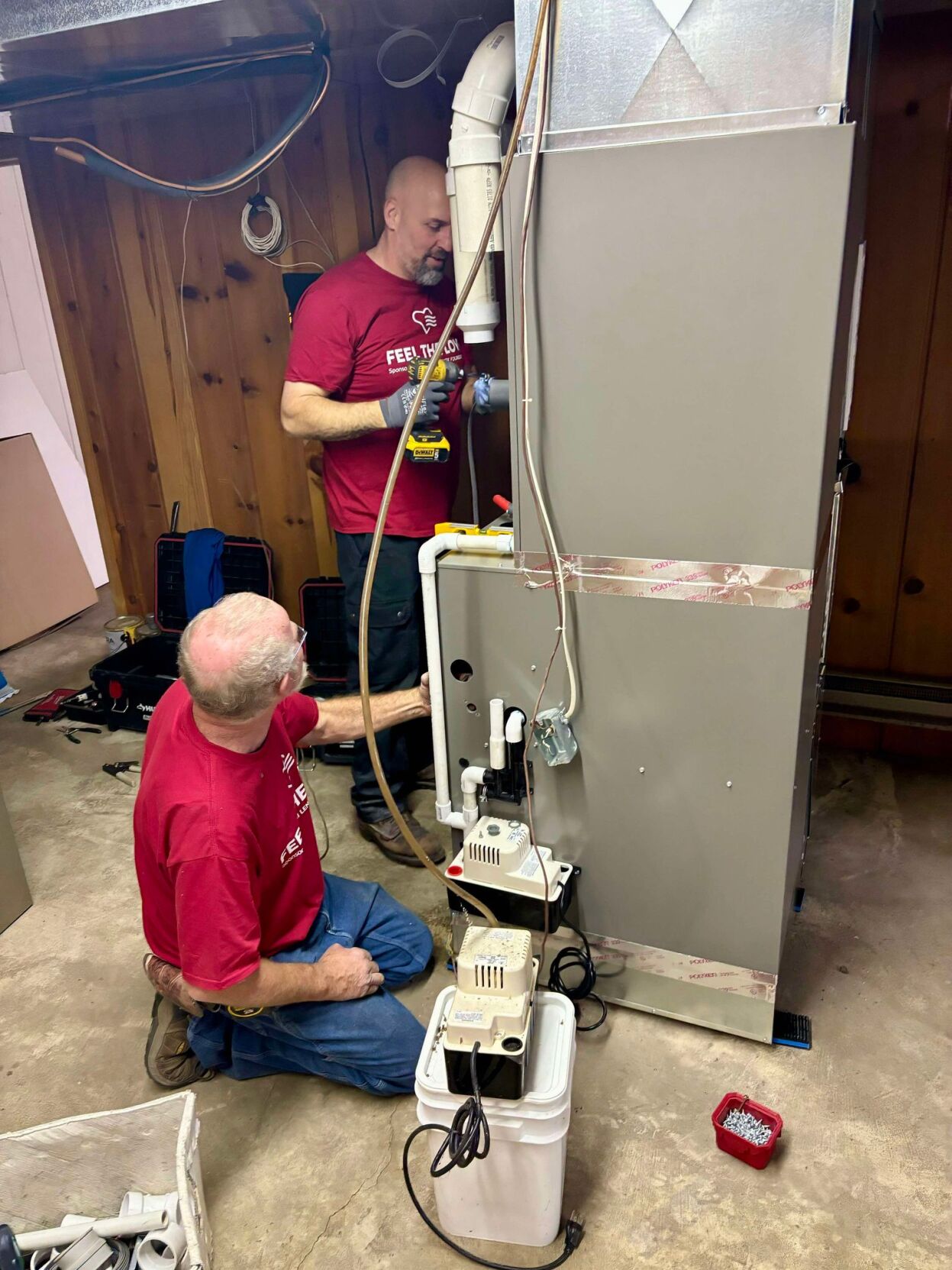 Sylvander Heating installs donated HVAC system for local family | Local ...
