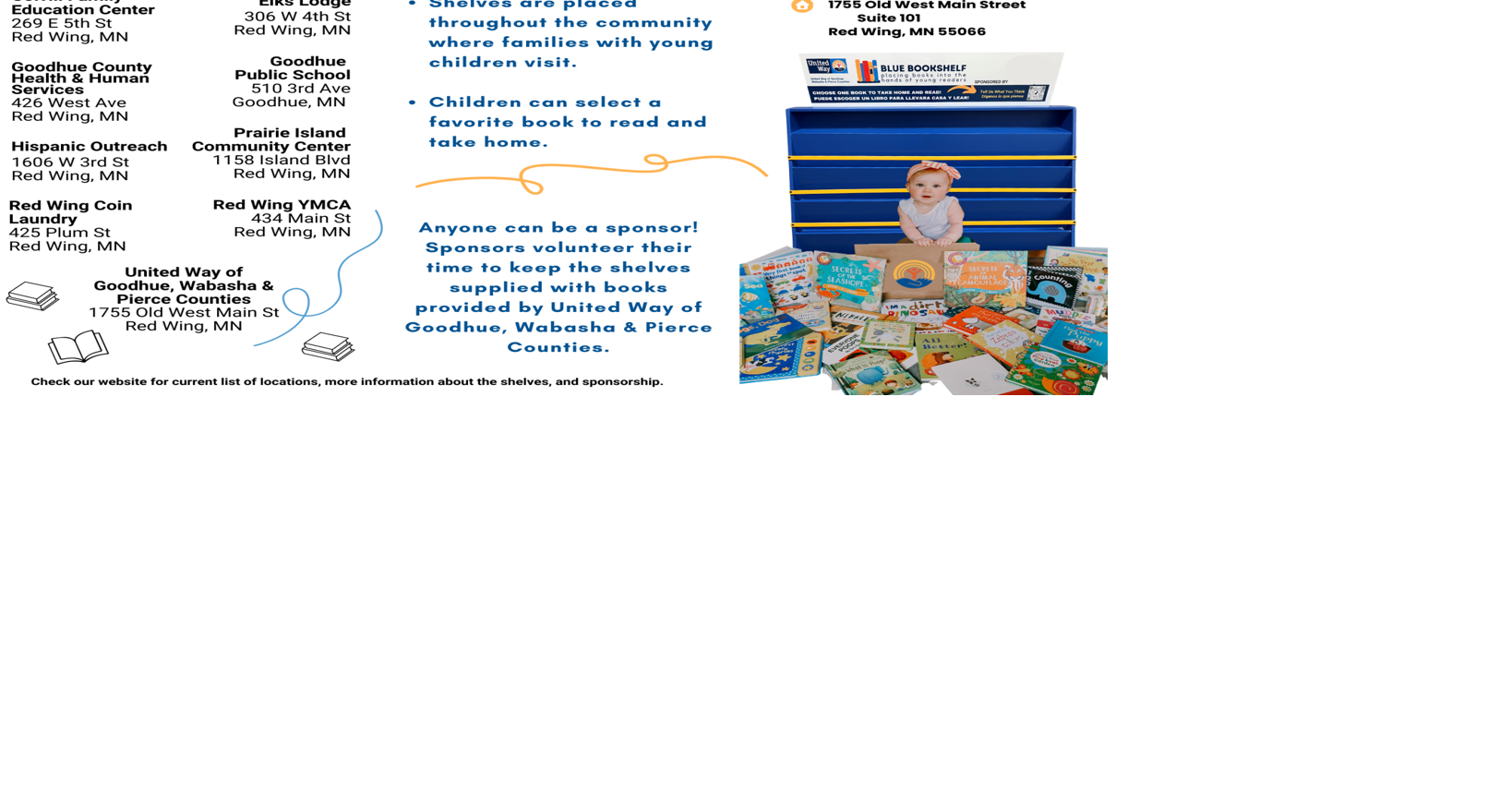 United Way Blue Bookshelves making an impact | Local News ...