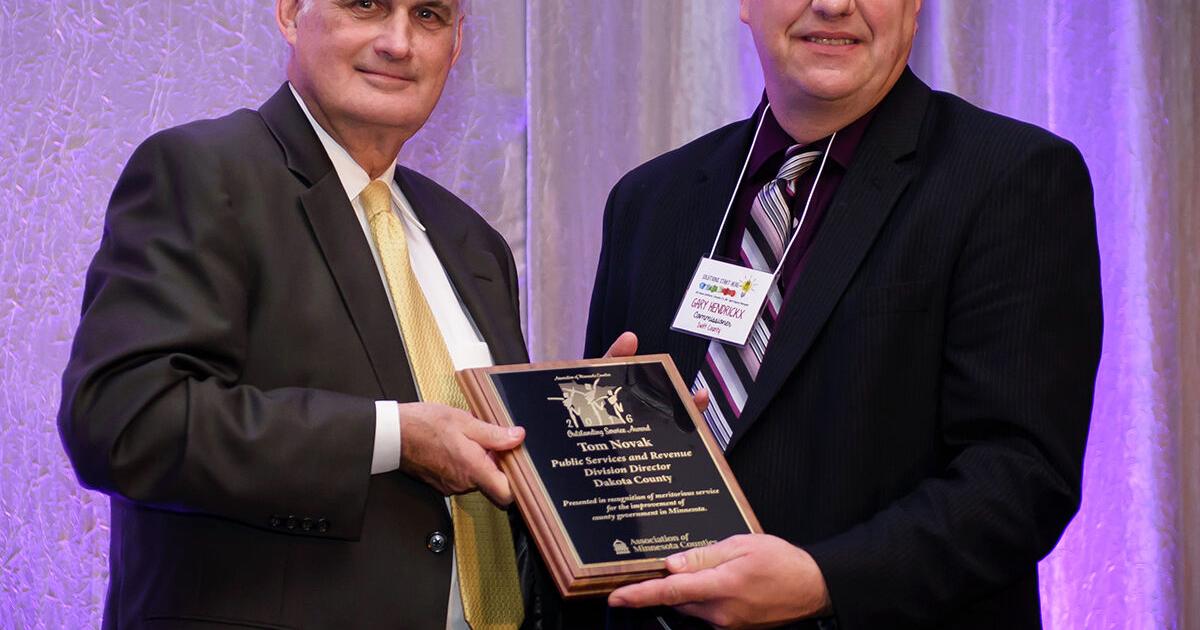 Tom Novak receives Outstanding Service Award | Local News ...