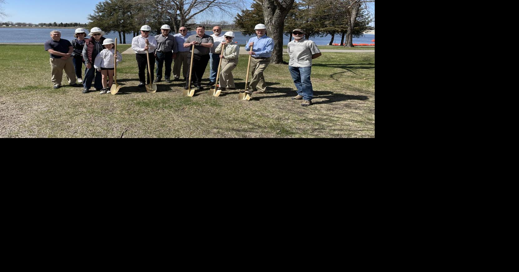 Groundbreaking ceremony kicks off pavilion construction for Byllesby ...
