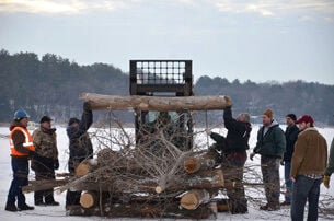New fish cribs provide habitat on Bass Lake | Things To Do ...