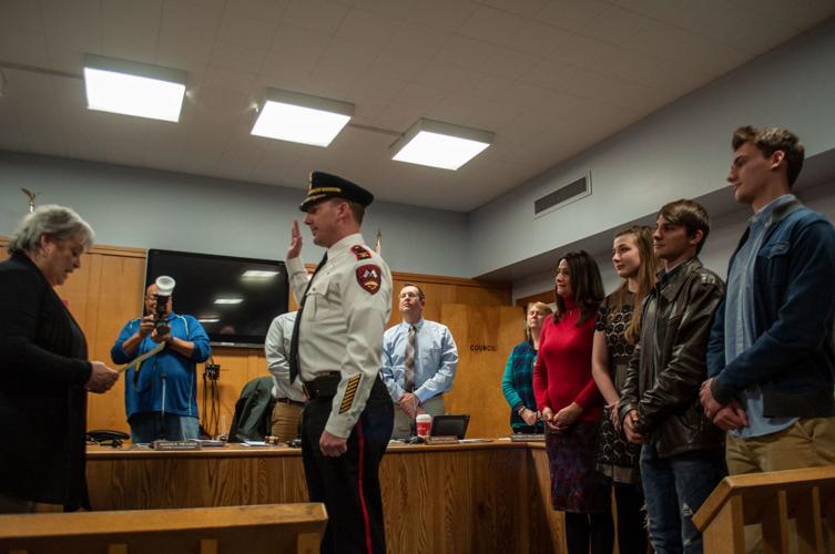 Knott sworn in as West Warwick Police Chief | Kent County Daily Times ...