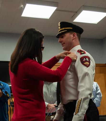Knott sworn in as West Warwick Police Chief | Kent County Daily Times ...