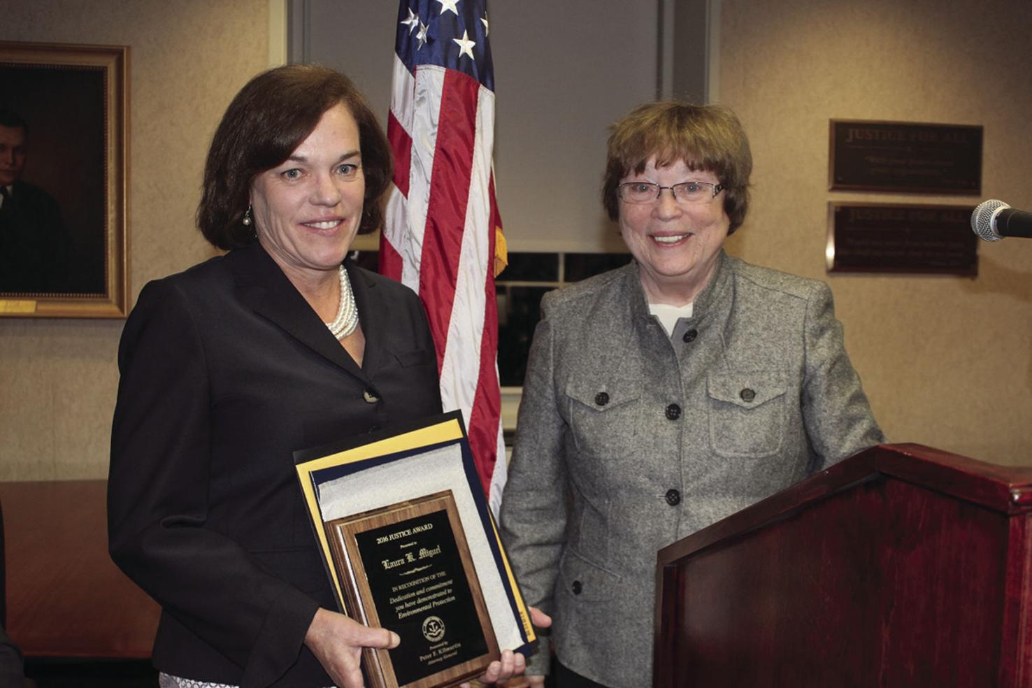 Laura Miguel earns Arlene Violet Justice Award | Narragansett Times ...