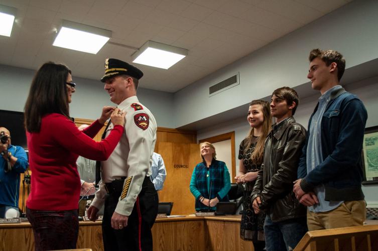 Knott sworn in as West Warwick Police Chief | Kent County Daily Times ...
