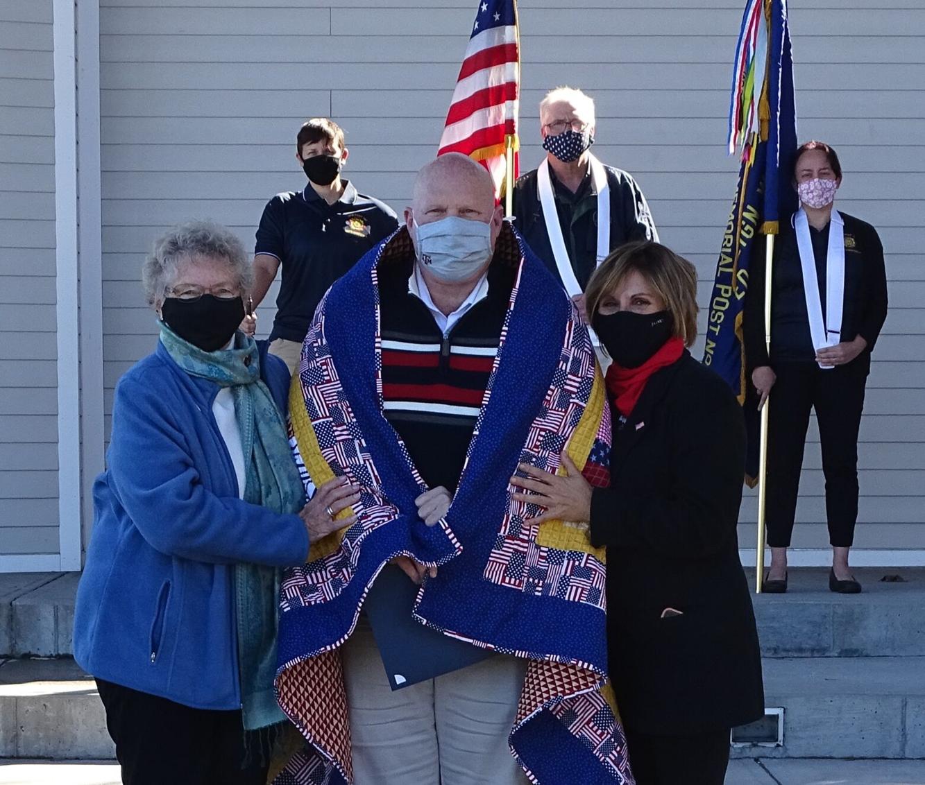 North Kingstown veteran honored with Quilt of Valor | NK Standard-Times ...