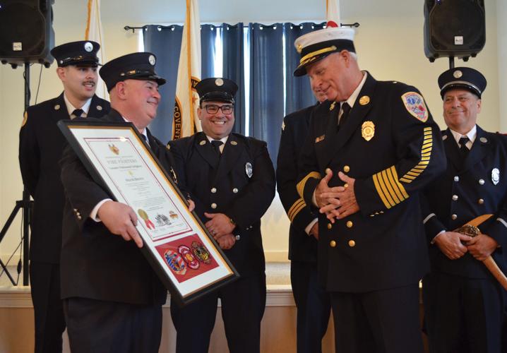Swearing-in, promotional ceremony held for firefighters in Coventry ...