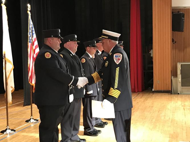 Central Coventry Fire District swears in 10 new firefighters | Coventry ...