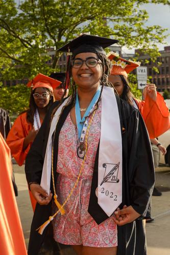 West Warwick High School class of '22 crosses the stage at the Vets ...
